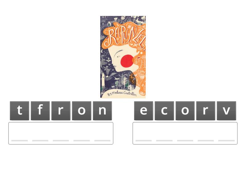 PARTS of the BOOK - Anagram