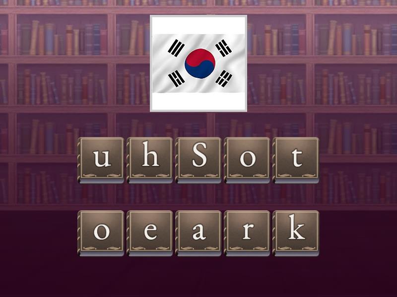 Countries and landmarks - Anagrama