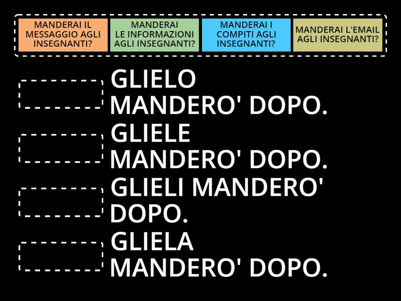 COLLEGA OGNI DOMANDA ALLA RISPOSTA GIUSTA. - Match up