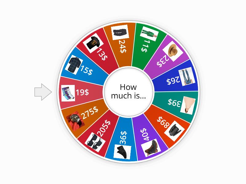 B04_Unit 11-A: How much...? - Spin the wheel