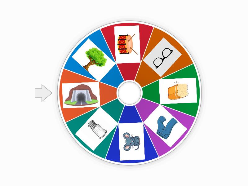 Sonido Final Consonantico Spin The Wheel