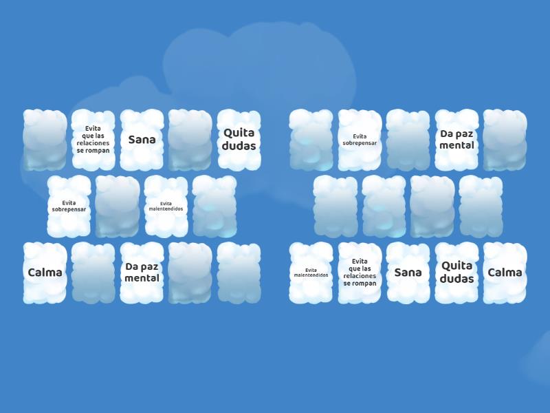 ¿Que significa para ti hablar? - Matching pairs