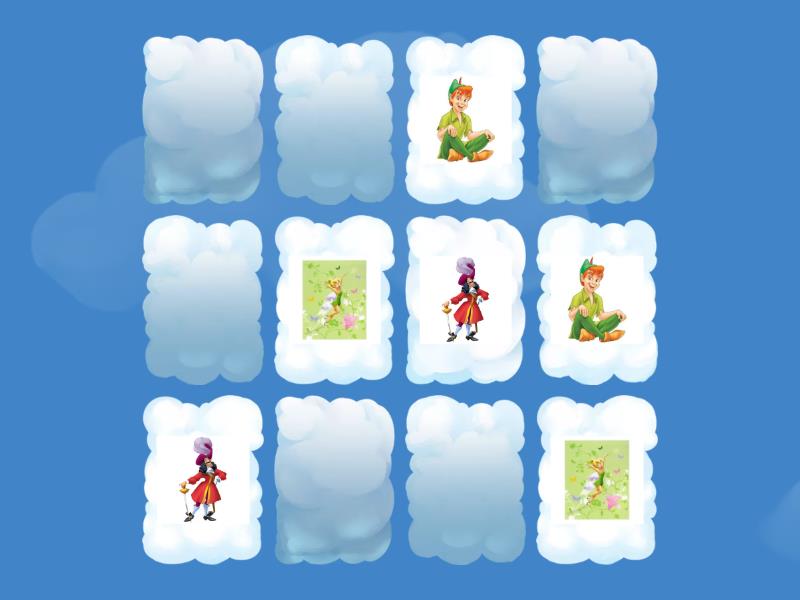Memory Peter Pan - Matching pairs