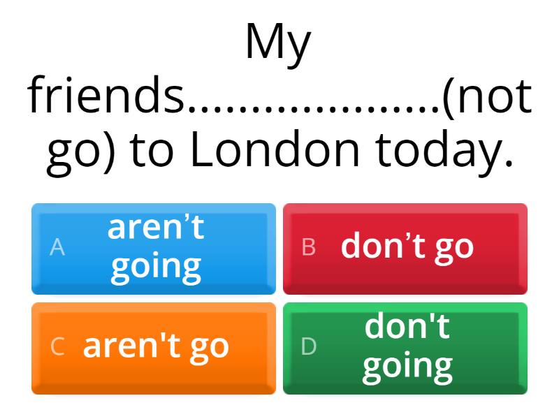 PRESENT SIMPLE-PRESENT CONTINUOUS-1 - Kuis