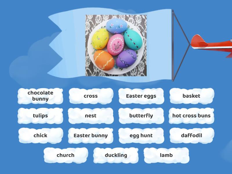 Easter Vocabulary - Find the match