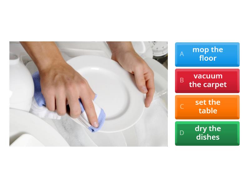 Unit 9 Chores Vocab - Quiz