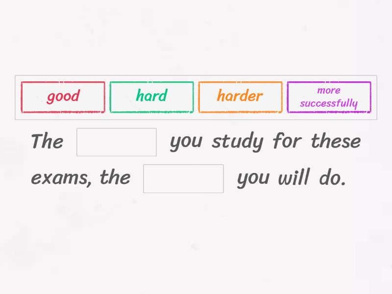 RM B2+, 2B Double comparatives (revision) - Missing word