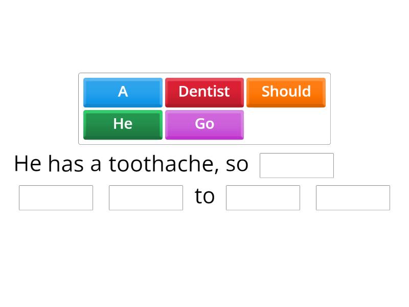 FORM SENTENCE - Complete the sentence