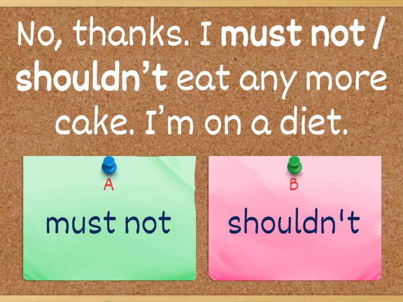 Have to/should/must - Quiz