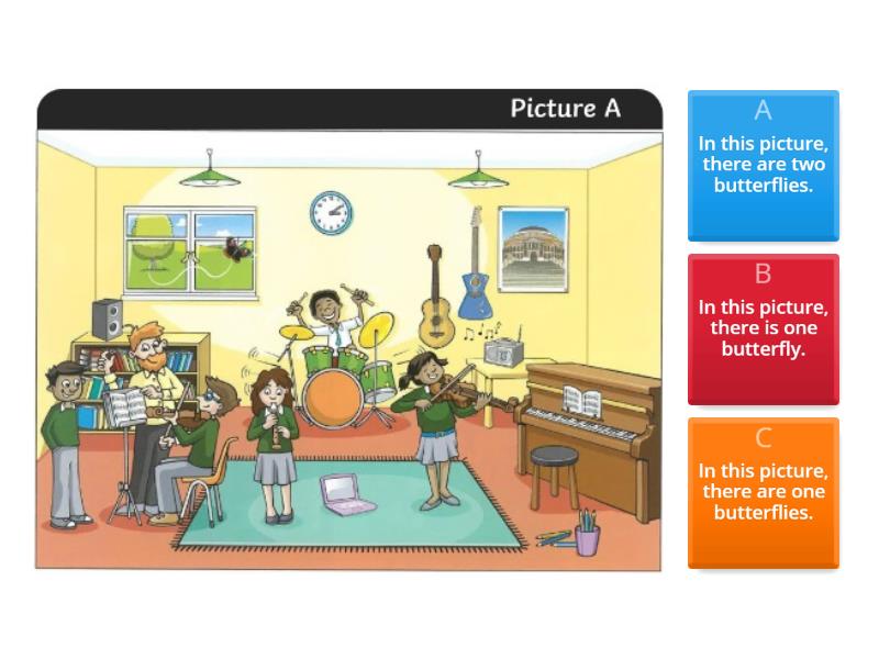 Cambridge Movers: Find the Differences Lesson 01 - Cuestionario