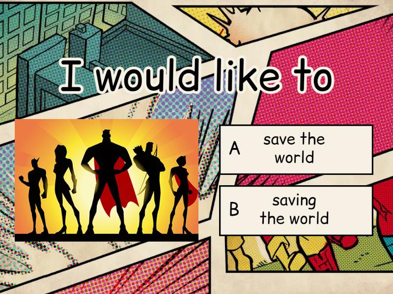 Like vs Would like - Quiz