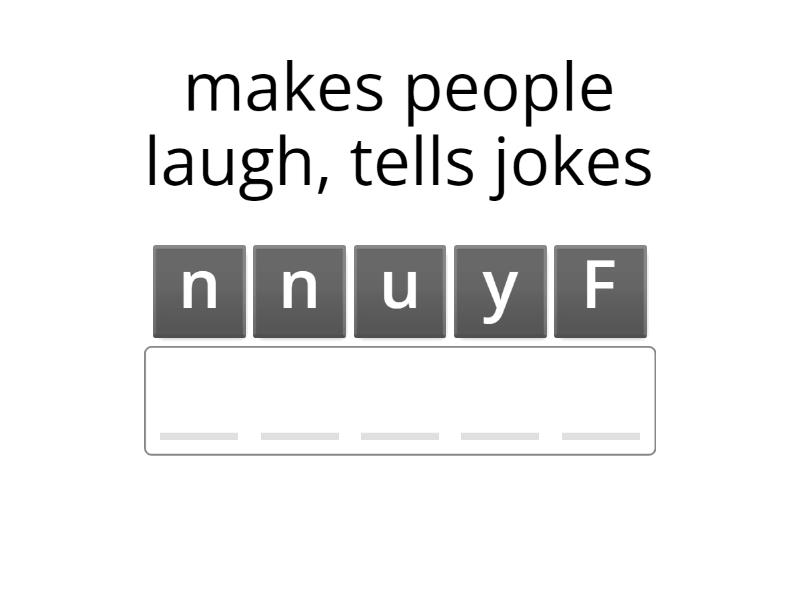 [S3A] Unit 1.1 - Personality - Anagram