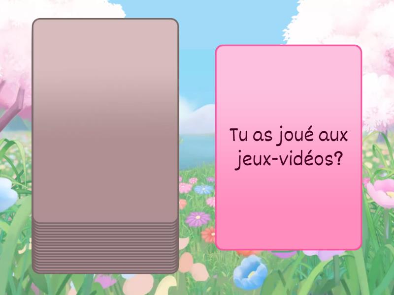 conversation les vacances - Speaking cards