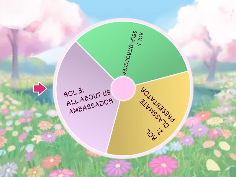 ROLES - Spin the wheel
