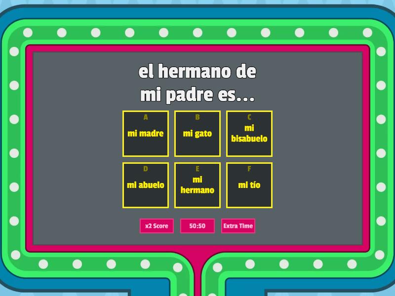 Mi Familia Game Show Quiz - Concurso de preguntas