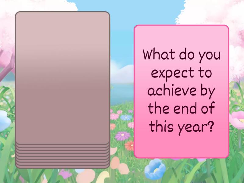 Verb patterns - Speaking cards