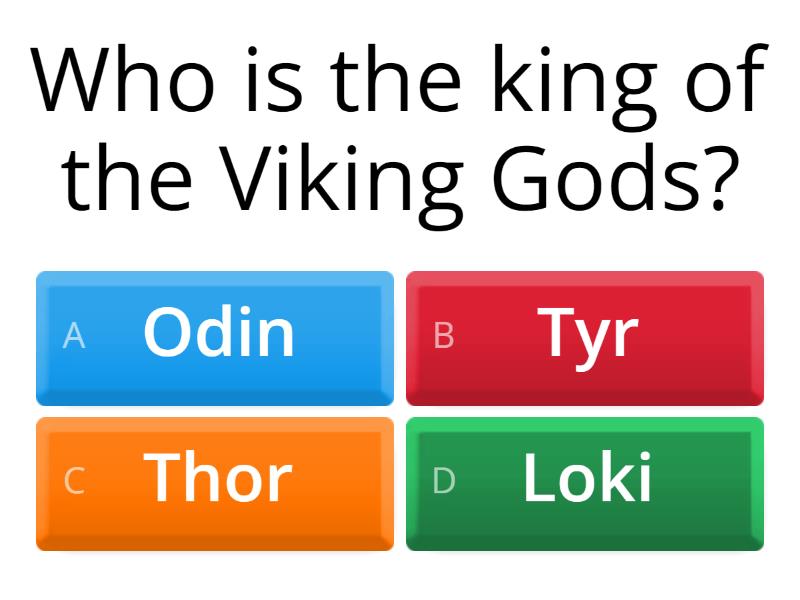 Viking Gods - Quiz