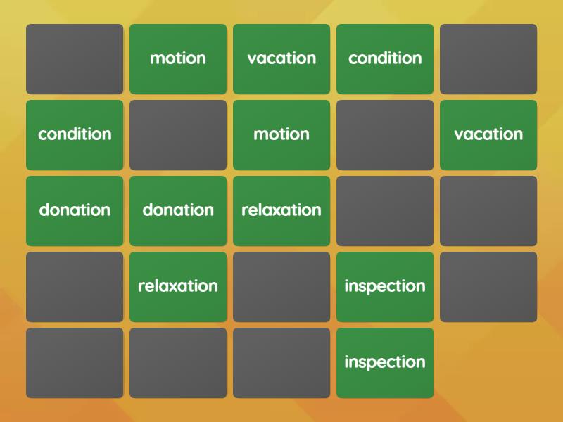 AAR Words 304-315 - Matching pairs