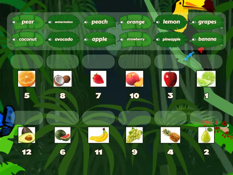 Fruit - Une las parejas