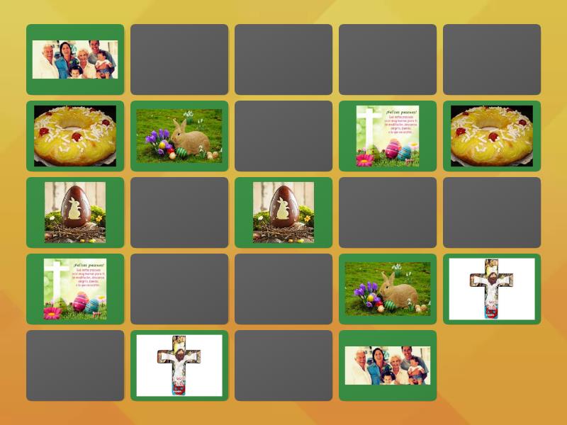 MEMOTEST de PASCUAS - Matching pairs