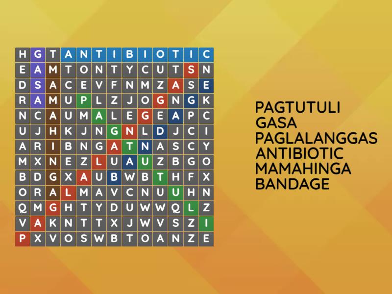 Hanapin sa loob ng puzzle ang mga salitang nasa gilid. - Sopa de letras Hanapin sa loob ng puzzle ang mga salitang nasa gilid. - Sopa de letras