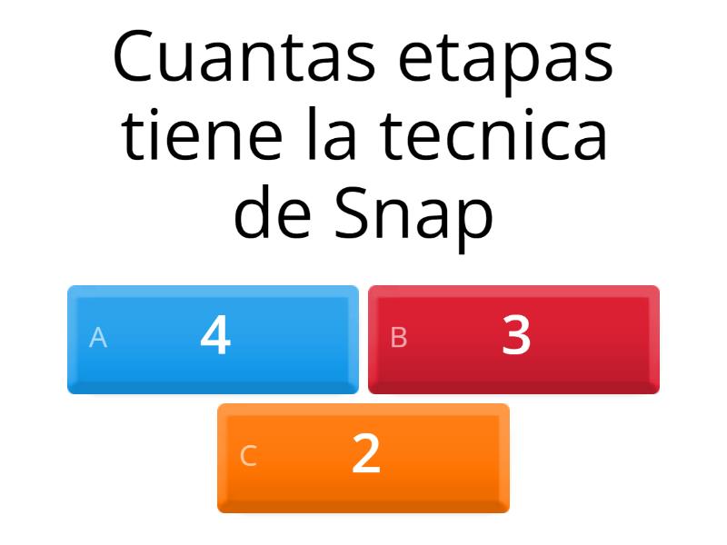 Tecnica SNAP/CONSULTIVA - Quiz
