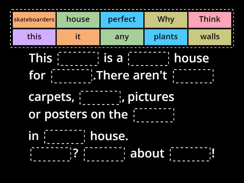 Go Getter 1 Unit 3.5 Text - Missing word