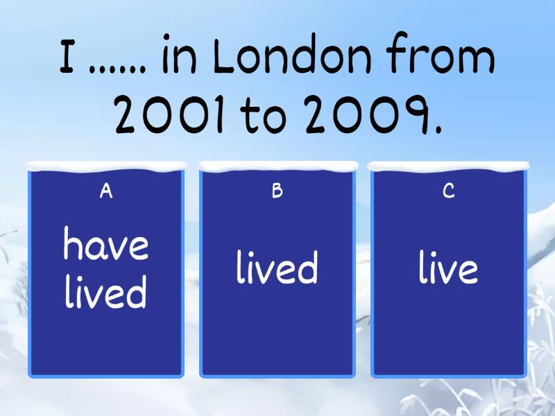 PIE - Unit 3-Present Perfect VS Past Simple - Quiz