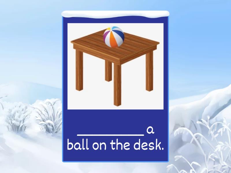 There is/there are SM1 - Flash cards