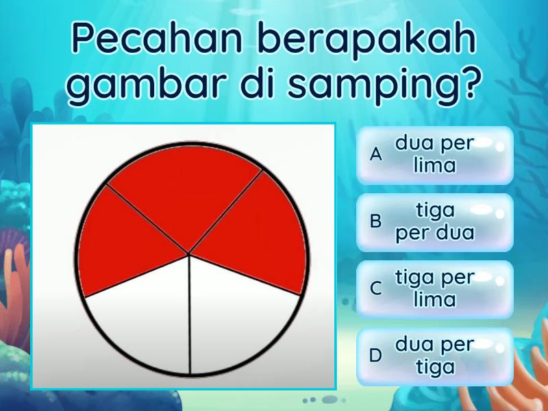 Pecahan dan waktu - Quiz