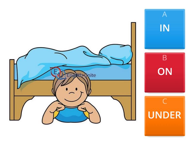 IN - ON - UNDER quiz - Cuestionario