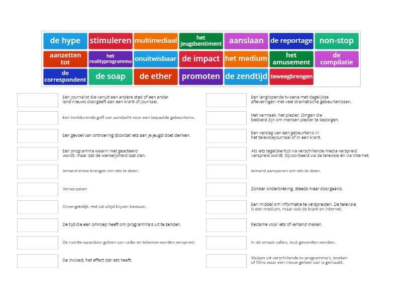 Staal groep 8 thema 2 Televisie Les 1 - Verbinden