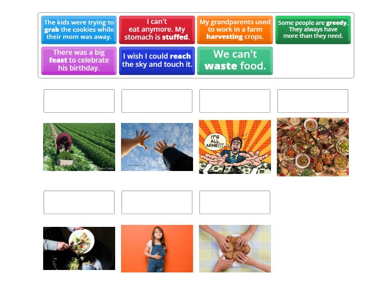 5th grade - Why the sky is far away (Vocabulary practice) - Match up