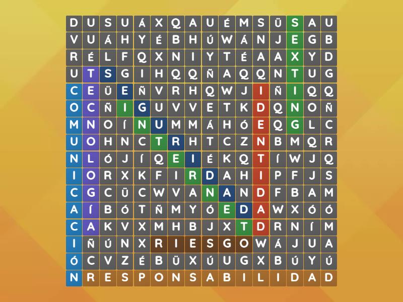 Ciudadanía Digital - Sopa de letras