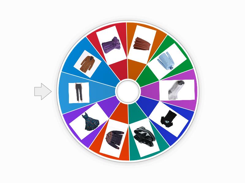 Clothing - Spin the wheel