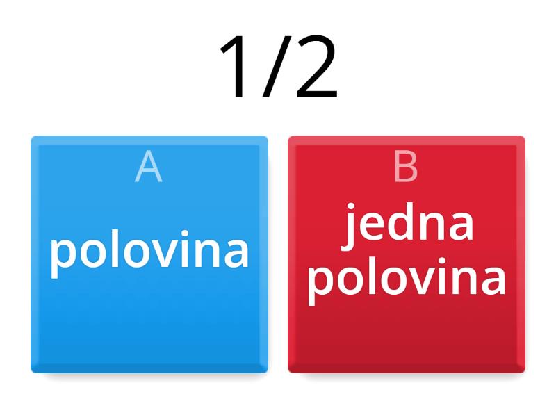 Zlomky - čtení pro cizince (TEORIE) - Quiz