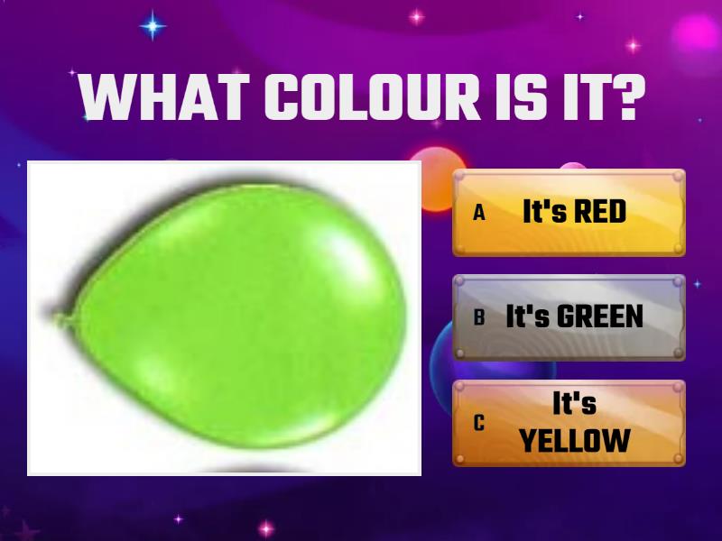 WHAT COLOUR IS IT? - Quiz
