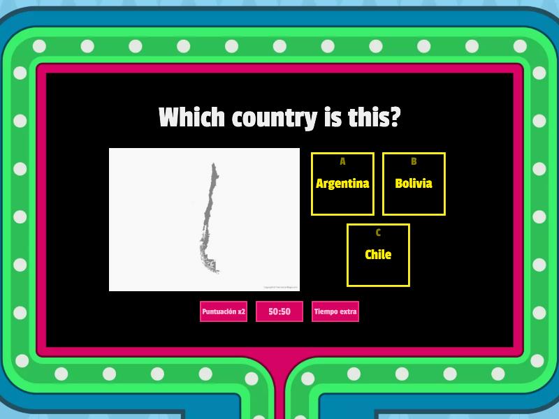 Trivia: Continents and countries - Gameshow quiz