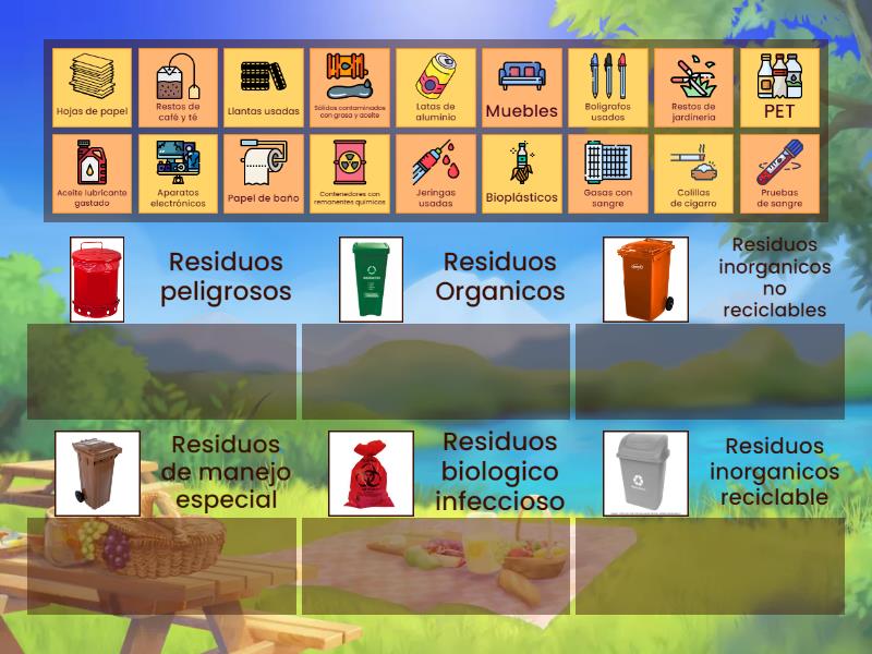 Segregación de Residuos - Group sort