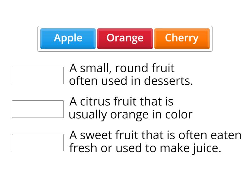 Match The Words Match Up