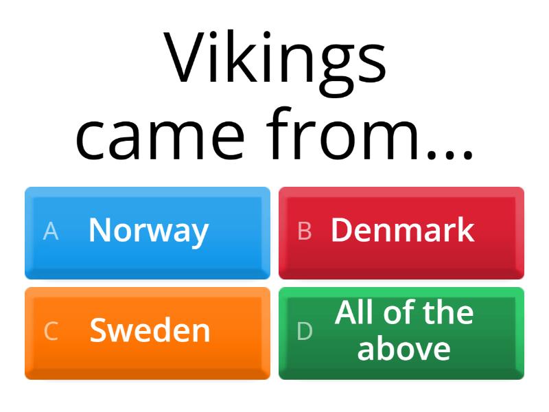 The Great Big Viking - Quiz
