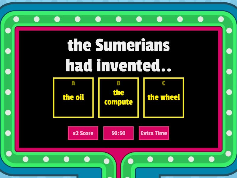 English reviw - Gameshow quiz