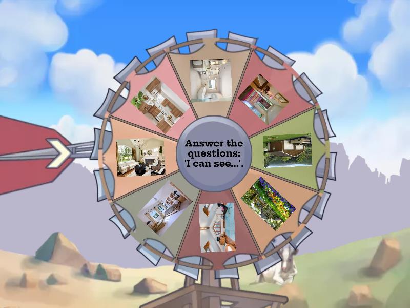 House rooms. - Spin the wheel