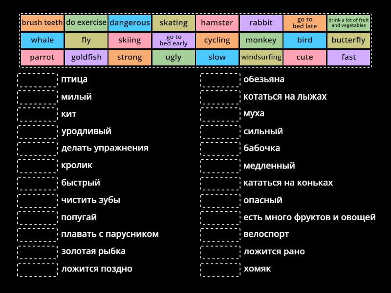 Go getter 1 - unit 7-8 - Match up