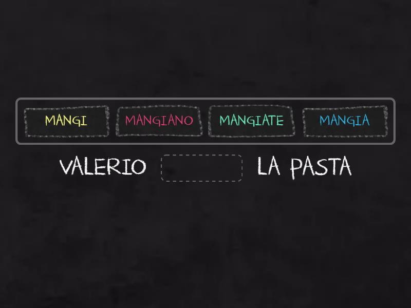 VERBI regolari/irregolari al presente - A1.1 - Complete the sentence