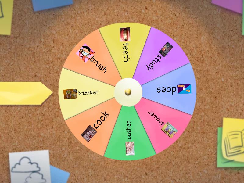 review pronunciation - Spin the wheel
