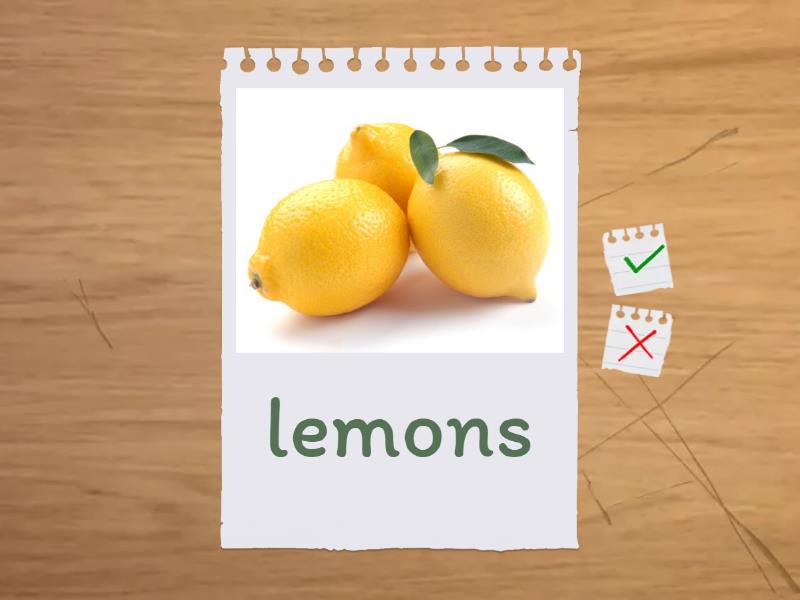 Market - Flash cards