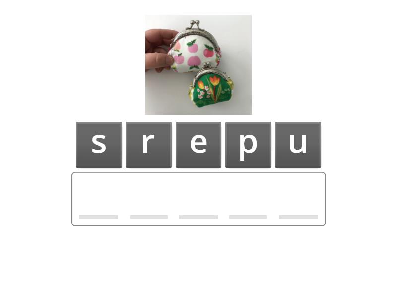 Everyday objects - Anagram