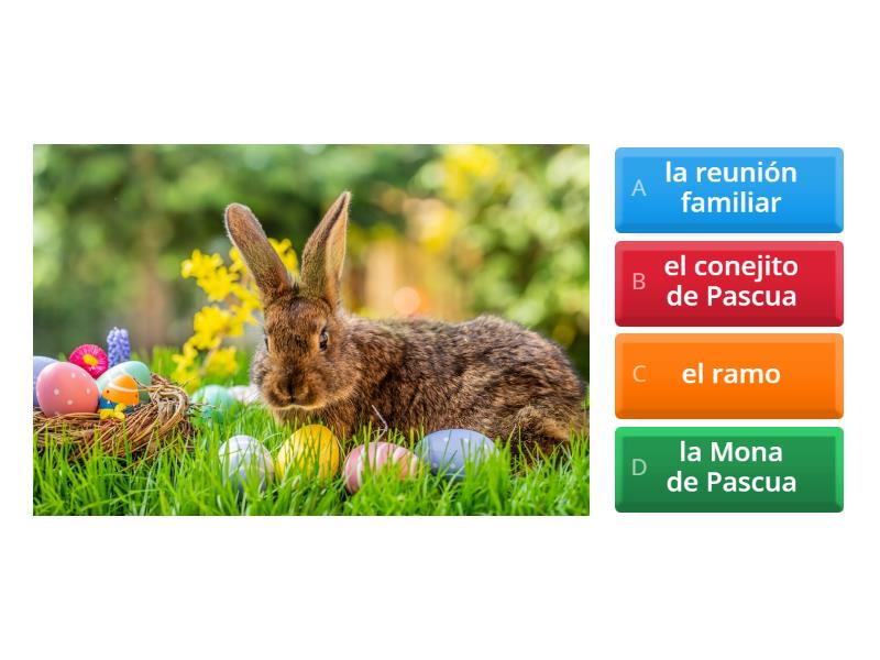 Vocabulario de Pascua - Quiz