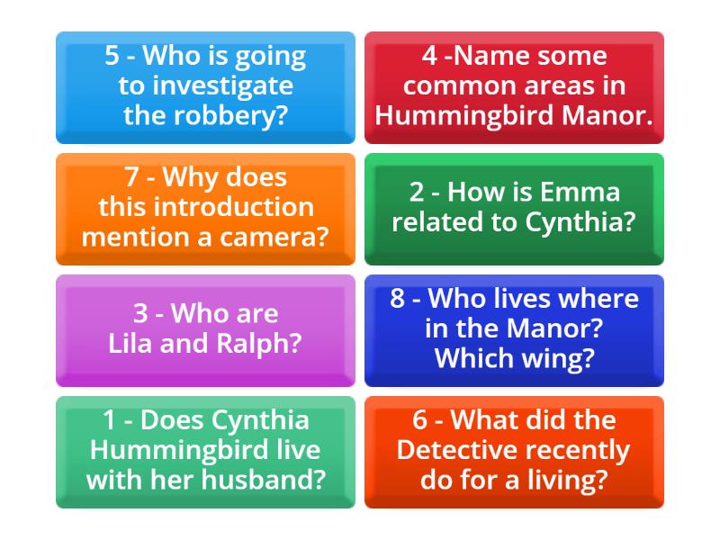 Detective Intro Questions - Flip tiles